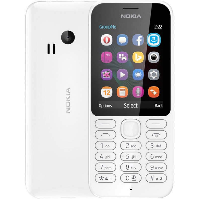 Nokia 222 Dual SIM white | iMobily.eu