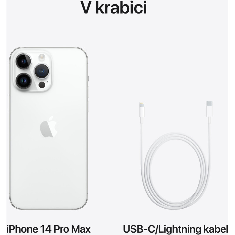 Apple iPhone 14 Pro Max 128GB Silver | iMobily.eu