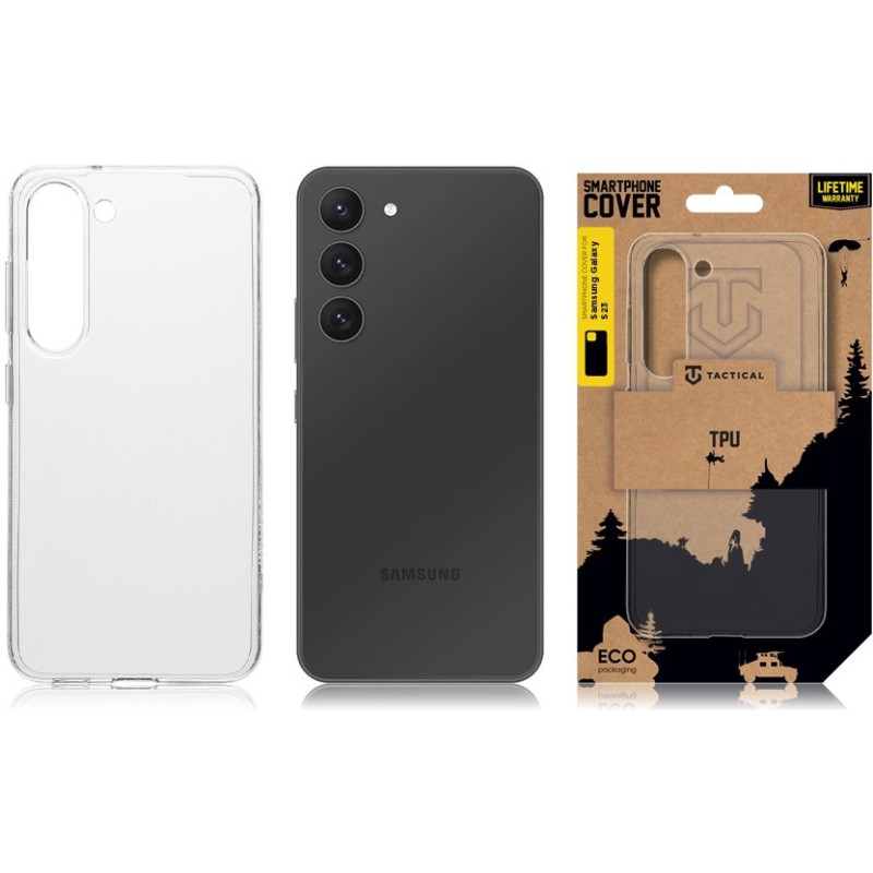 Tactical TPU Kryt pro Samsung Galaxy S23 Transparent | iMobily.eu